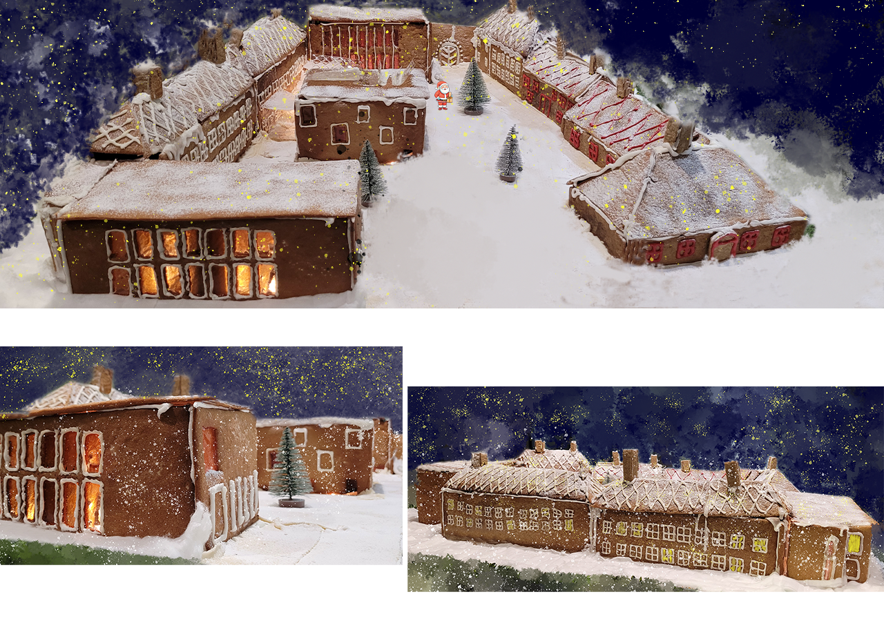 NYE TRONDHEIM KATEDRALSKOLE I PEPPERKAKE